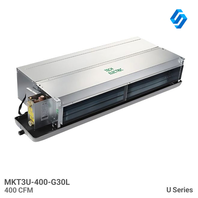 فن کویل سقفی توکار تک الکتریک سری U مدل MKT3U-400-G30L - سرمازا